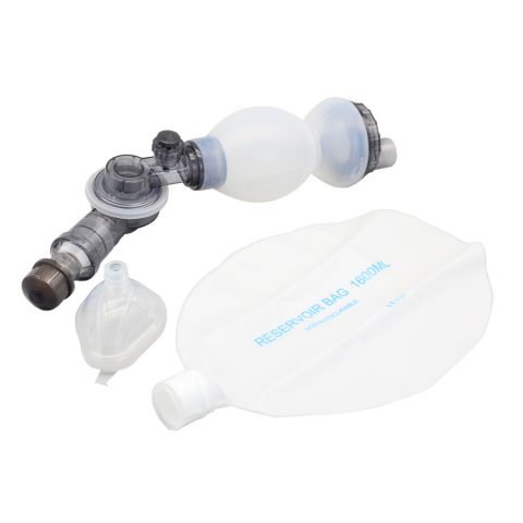 Reusable Silicone Resuscitator Set With PEEP Valve Infant | Ronfell Medical